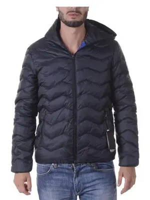 EA7 Padded Down Jacket With Hood - Black