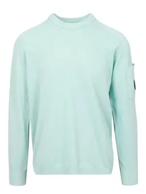 C.P. COMPANY Long Sleeve Knit Top - Blue