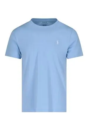 Polo Ralph Lauren Polo Ralph Lauren Logo Embroidered T-Shirt Blue