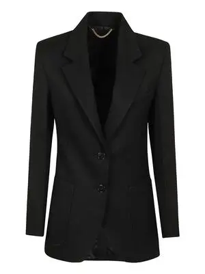 Victoria Beckham Long-sleeved Suit Jacket - Black