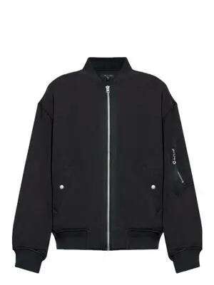 RAG  BONE Rag & Bone Zip-up Bomber Jacket - Black