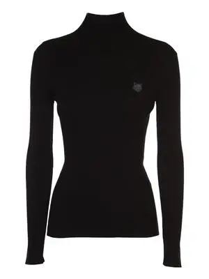 MAISON KITSUNÉ Maison Kitsuné Fox Head Patch High Neck Jumper