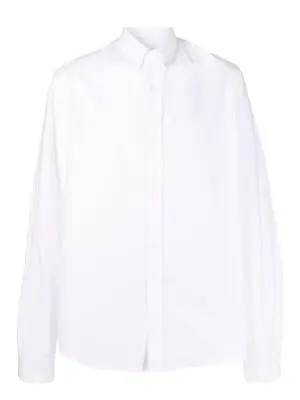 Kenzo Buttoned Long-sleeved Shirt - White
