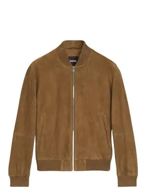 HUGO BOSS Hugo Boss Muller Suede Bomber Jacket