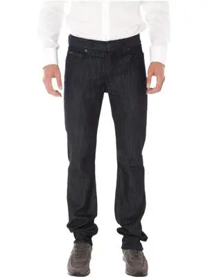 Emporio Armani Slim Fit Cotton Jeans - Black