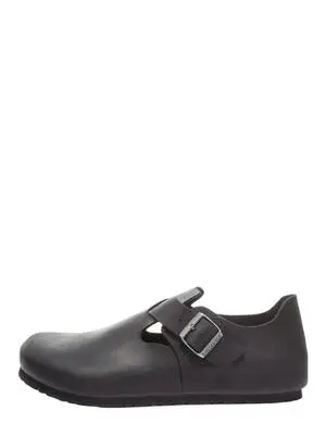 BIRKENSTOCK Closed Toe Buckled Shoes - Black