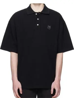 MAISON KITSUNÉ Maison Kitsuné Fox Patch Relaxed Polo Shirt