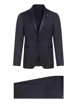 Tagliatore Long-sleeved Suit - Black
