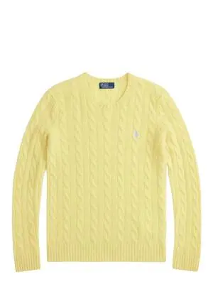 Polo Ralph Lauren Polo Ralph Lauren Cable-Knitted Jumper With Embroidered Logo No