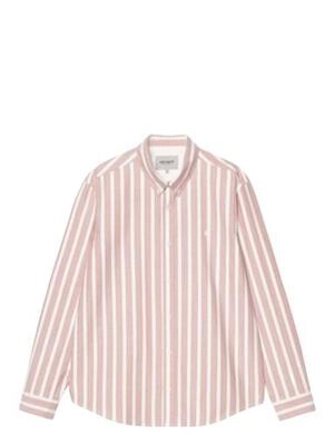 Carhartt Work In Progress Deven Striped Oxford Shirt - Pink