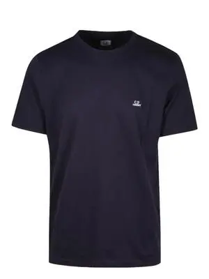 C.P. COMPANY Logo Embroidered T-shirt - Black