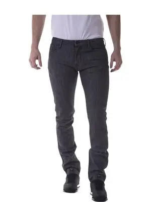 Emporio Armani Slim Fit Textured Jeans - Black