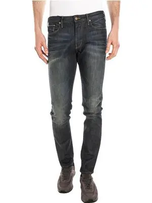 Emporio Armani Slim Fit Dark Wash Denim - Black