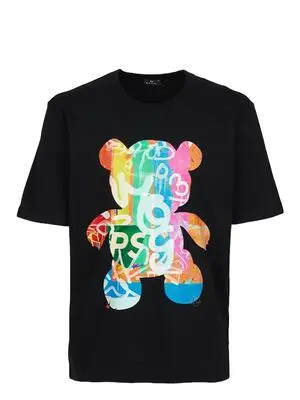 Paul Smith Teddy Printed Crewneck T-shirt - Black