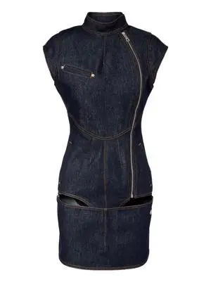JEAN PAUL GAULTIER Denim Mini Dress - Black