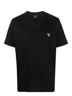 Paul Smith Zebra Patch Crewneck T-shirt - Black