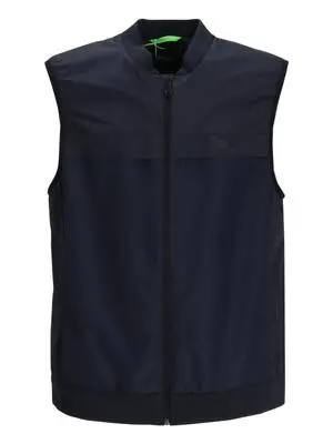 Hugo Boss Zip-up Gilet - Black