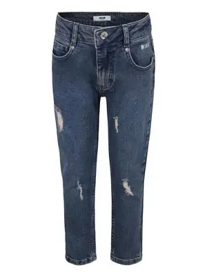 MSGM Slim-leg Jeans - Blue