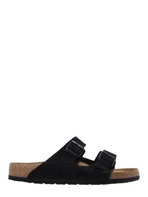 BIRKENSTOCK Arizona Suede Sandals - Black