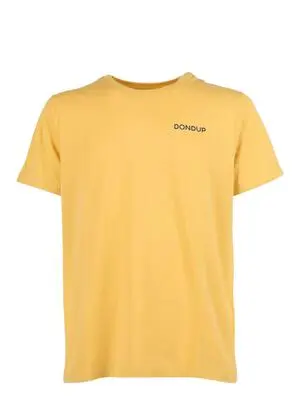 DONDUP Cotton T-shirt - Yellow