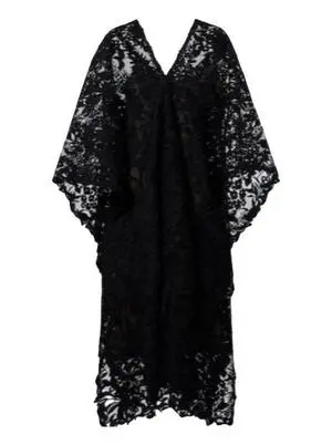 OSCAR DE LA RENTA Oscar De La Renta Guipure Lace Kaftan