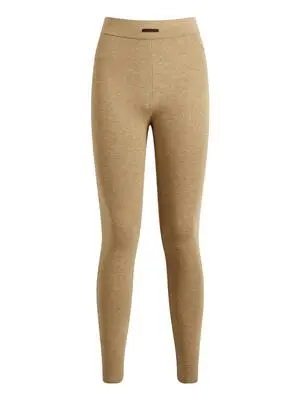 Fear Of God Ribbed Knit Leggings - Brown