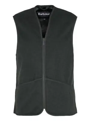 Barbour Zip-up Padded Gilet - Black