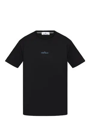 STONE ISLAND Stone Island Logo Printed Crewneck T-Shirt