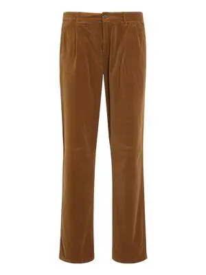 Aspesi Classic Fit Pleated Trousers - Brown