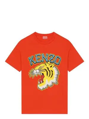 Kenzo Varsity Jungle Tiger Oversized T-shirt - Red