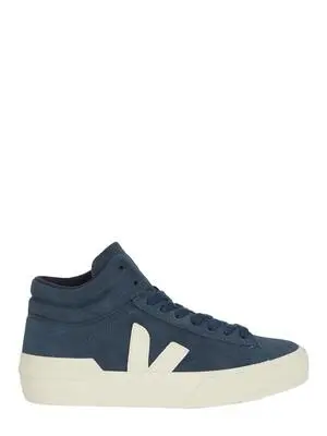 VEJA Logo-lacing Casual High Top Sneakers - Blue
