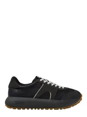 Camper Round Toe Lace-up Sneakers - Black