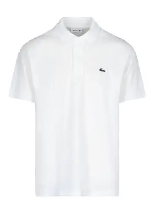 Lacoste L.12.12 Embroidered-logo Polo Shirt - White