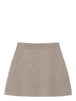 LISA YANG Cashmere Mini Skirt - Brown