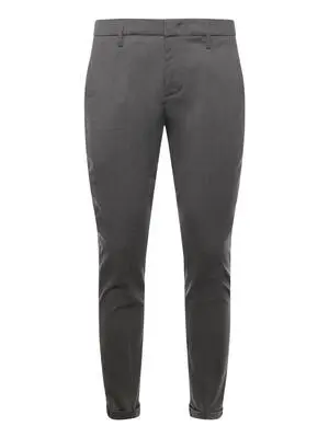 DONDUP Slim-fit Tailored Trousers - Black