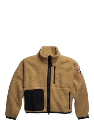 Canada Goose Canada Goose Simcoe Zippered Fleece Hoodie Brown