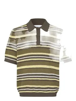 SAMSOE SAMSOE Striped Polo Shirt Multicolor