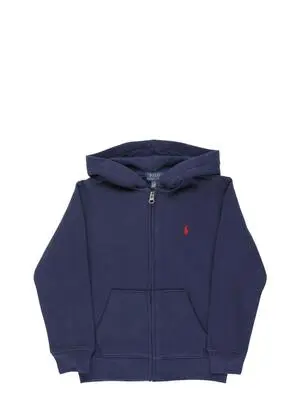 Polo Ralph Lauren Embroidered Pony Zip-up Hoodie - Blue