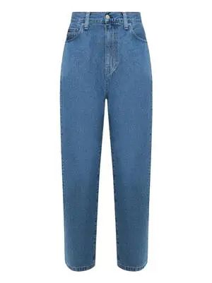 CARHARTT WORK IN PROGRESS Carhartt WIP Logo Patch Wide Leg Jeans