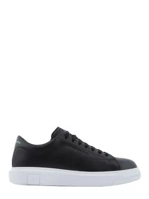 Armani Exchange Technical Lace-up Sneakers - Black