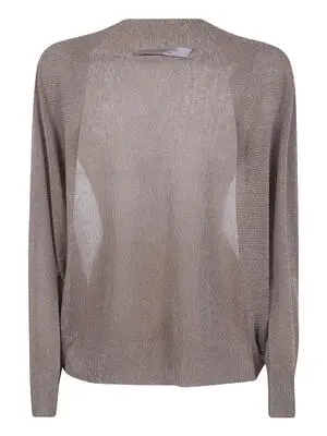 D.exterior Lurex Embellishment Cardigan - Gray