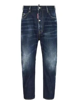 Dsquared2 Be Cool Be Nice Wash Dan's Big Brother Jeans - Blue