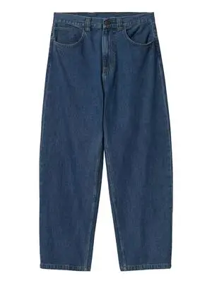 Carhartt Work In Progress Brandon Logo Patch Jeans - Blue