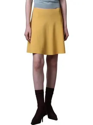 ROBERTO COLLINA Knitted Midi Skirt - Multicolor