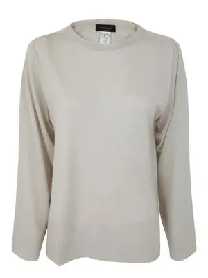 Fabiana Filippi Lurex Detailed Crewneck Jumper - Gray