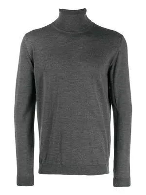 ROBERTO COLLINA High Neck Knit Sweater - Black