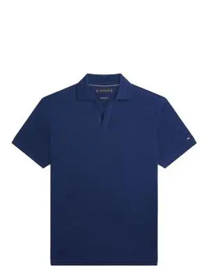 Tommy Hilfiger Ribbed-trim Polo Shirt - Blue