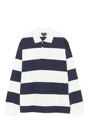 A.P.C. A.P.C. Striped Polo Shirt