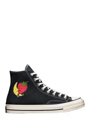 CONVERSE X Sky High Farm High-top Casual Sneakers With Graphic Detail - Black