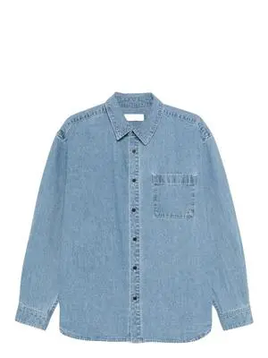 DUNST Pocket Button-up Shirt - Blue
